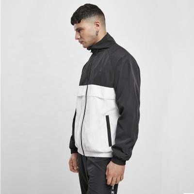 Cina Lo zip tessuto poliestere dei rivestimenti della pista di sport bloccato colore su Outwear in vendita