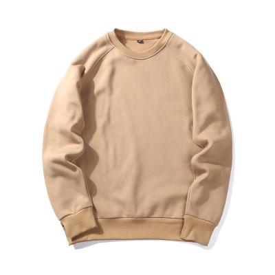 Cina Maglietta felpata in bianco surdimensionata di maglie con cappuccio del vello del cotone nessun collo rotondo della tasca in vendita