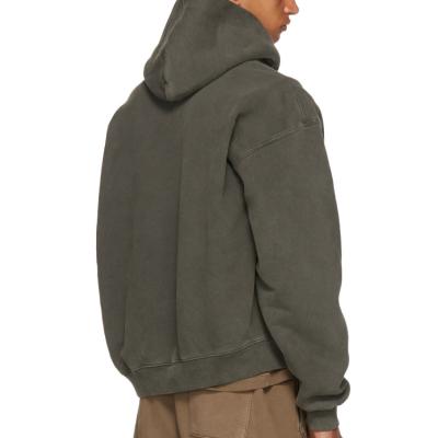 Cina Le magliette felpate surdimensionate dello spazio in bianco del cordone di abitudine non anneriscono le maglie con cappuccio potate in vendita