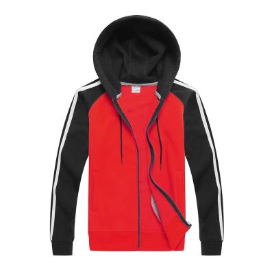 Cina Logo su ordinazione unisex di Team Printing Sport Zipper Hoodie del cotone di modo in vendita
