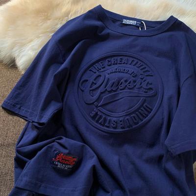 Cina Pullover del T impresso urto tridimensionale delle magliette dello spazio in bianco di modo sostenibile in vendita