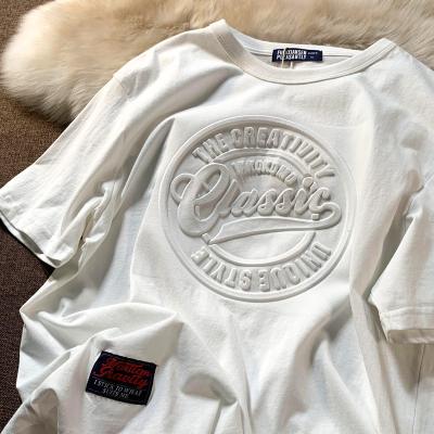 Cina Pullover del T impresso urto tridimensionale delle magliette dello spazio in bianco di modo sostenibile in vendita