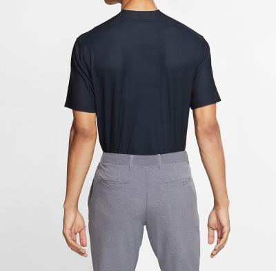 China Schnelle trockene Männer T-Shirt des Gewebe-kurzen Ärmels spielen Spitzenscheinhals Golf zu verkaufen
