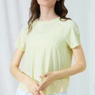 China Stevige In te ademen de Jogging Hoogste Losse Hoogste Korte Koker van Kleuren Lege T-shirts for sale