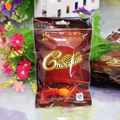 China Aluminum Foil Flat Bottom Chocolate Packaging Bag / professional service for sale