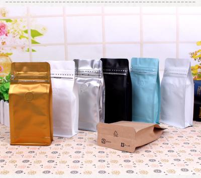 China Back Metalized Material Aluminum Foil Packaging Bags With Resealable Zip for sale