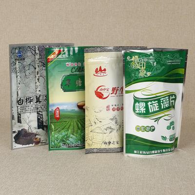 China High-integrity Seals Self-supporting Bags Hard Plastic Handle Easy To Carry for sale