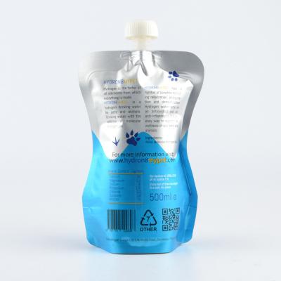 China Plastic Standing Liquid Spout Pouch for Wine / Water / Detergent Fruit Juice for sale