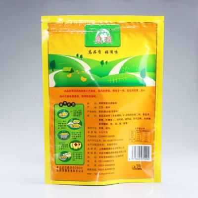China Moisture Proof Stand Up Spice Seasoning Packaging Custom Printed Zip Lock Plastic Bag for sale