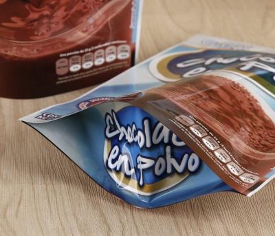 China Customized back seal food snack chocolate bar packaging paper plastic bag  / chocolate bags for sale
