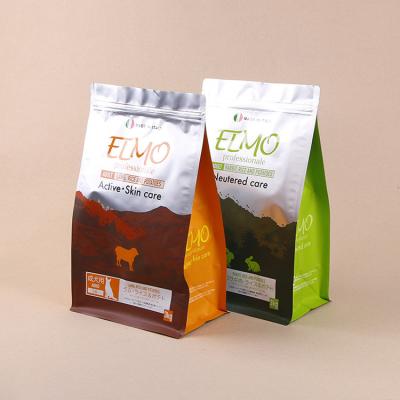 China PET AL PE Stand Up Pet Food Packaging / Dog Food Bag Custom With Zip Lock for sale