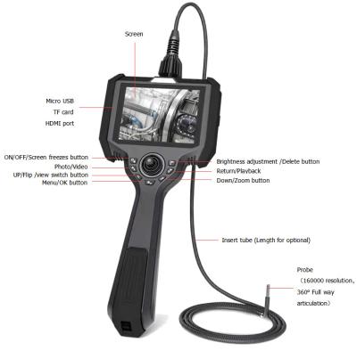 Cina Fotocamera endoscopica industriale portatile IP54 160000 Pixel VH510-28-300 in vendita