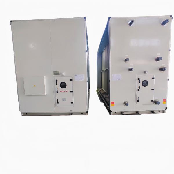 Quality Industrial Hydronic Cleanroom Air Handling Unit HEPA Filter Floor Standing Brushless Motor for Hospital Food Processing Plants for sale