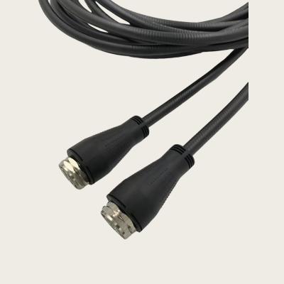 Cina Waterproof 1/2 Super Flex Jumper with interface types 7-16 DIN Male and 4.3-10 Male with weatherproofing boot, 3 m in vendita