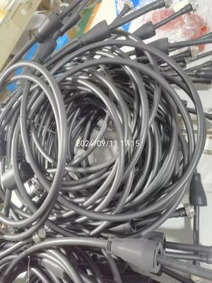 中国 Waterproof 1/2 Super Flex Jumper with interface types 7-16 DIN Male and 4.3-10 Male with weatherproofing boot, 3 m 販売のため