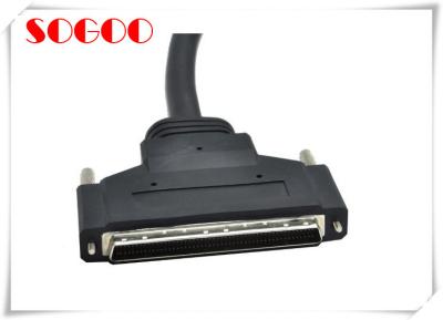 China Telecom Cable Assemblies / SCSI Male 100pin Connector Length 1M for sale