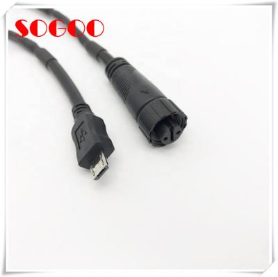 Chine Câbles équipés standard de RoHS USB micro pour imperméabiliser le connecteur à vendre