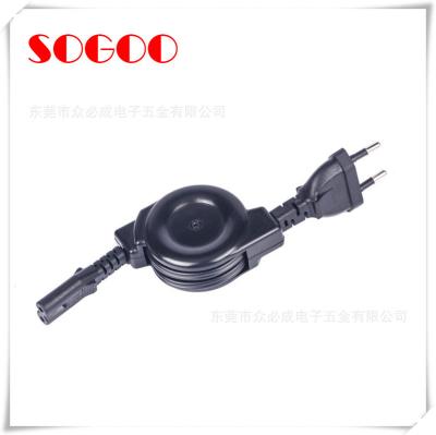 Chine Bobine de corde de 2 Pin Retractable Cable Assembly Reel pour le salon de coiffure de sèche-cheveux à vendre