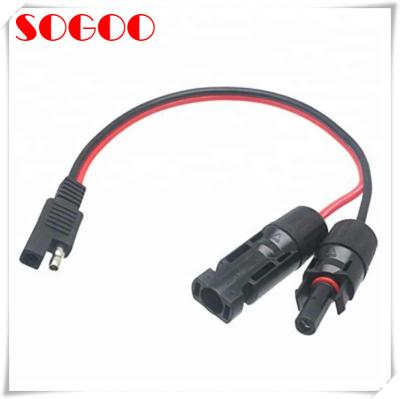 Chine Câble d'extension MC4 noir, câble équipé solaire avec le connecteur MC4 à vendre