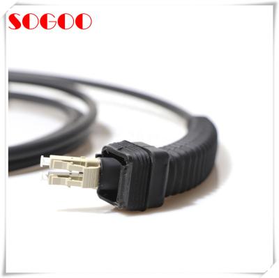 China FUFDF MM OD fiber Optical Jumper LC OD-LC OD dual 40 m MM OM2 Flexible ended for sale