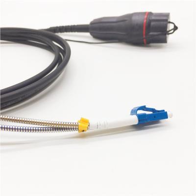China Fullaxs-LC cabo de fibra óptica blindado ao ar livre IP67 patch cord de fibra à prova d'água for sale