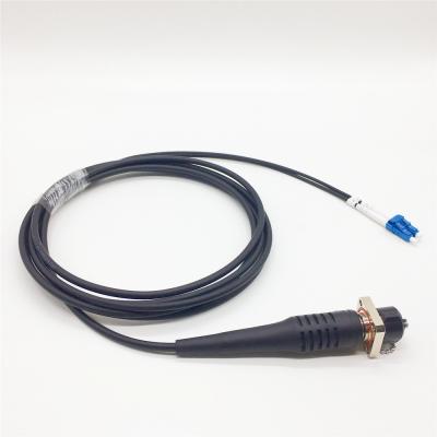 China ODC a la prueba del polvo del cordón de remiendo de la fibra del LC, cable acorazado Gyfjh del remiendo de la fibra óptica de 2 bases for sale