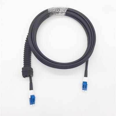 China FTTA Waterproof Duplex LC CPRI Armored Optical Fiber Cable With NSN Uni-boot For Nokia for sale