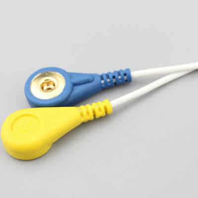 Chine USB 3.1 Type C to medical snap cable with 2 4.0mm electrode snap lead wire for electrode pad à vendre