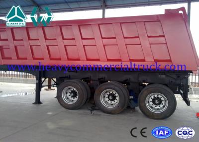 China ISO Standard Square Tipper Semi Trailer Q345B-T700 Chassis Carbon Steel for sale