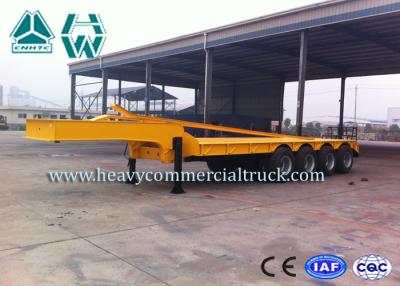 China Heavy Duty Low Bed Semi Trailer With Mechanical Suspension 17000 X 1664 X 3000mm for sale