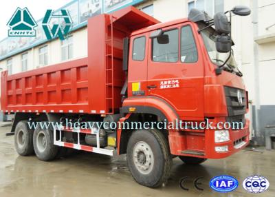 China Red Hohan Heavy Duty Mine Dump Truck Multiple Security 260hp - 420hp for sale