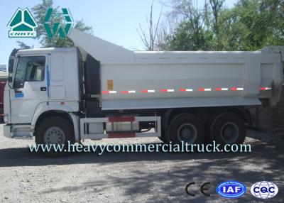 China Strong Climbing Ability U Shape Huge Dump Truck 6X4 , Diesel Arm Hook HOWO for sale