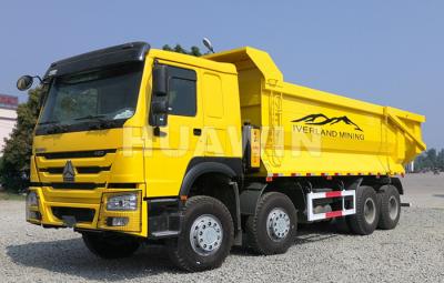 China 420hp Sinotruk Howo 8x4 Dump Truck 25 CBM U Shape Dump Body For Mining for sale