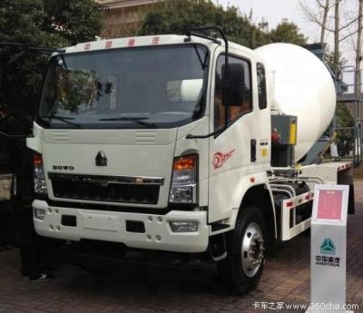 China 4X2 Cement Mixer Truck / Concrete Mixer Vehicle Double Layer Door Sealing for sale