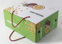 China PP Handle Small Product Boxes , Custom Printed Retail Boxes For Fruit Packaging for sale