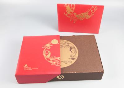 Cina Contenitori d'imballaggio di carta di carta fantasia con la timbratura calda della stagnola di oro per l'imballaggio per alimenti in vendita