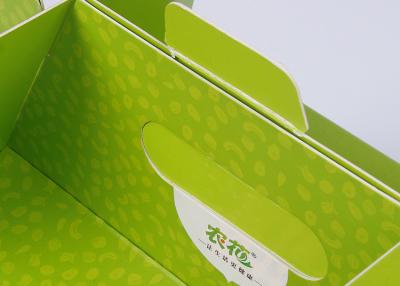 Cina Porti via la laminazione lucida d'imballaggio dei contenitori di Libro Verde e la piega molle per l'imballaggio per alimenti in vendita