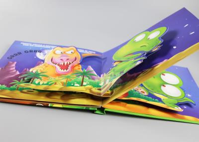 Cina La stampa animale del flessore del libro di pop-up di scintillio del punto con la goffratura cuce la rilegatura in vendita