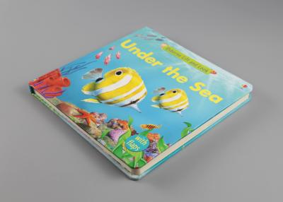 Cina L'olio che vernicia il bordo dei bambini della copertina dura prenota la spina dorsale quadrata con la laminazione di lucentezza in vendita