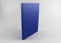 China Perfect Binding A4 Hardback Notebook , Leather Large Hardcover Journal With Debossed Pattern for sale