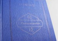 China Perfect Binding A4 Hardback Notebook , Leather Large Hardcover Journal With Debossed Pattern for sale