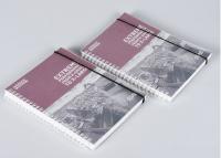 China Spiral Binding Hard Cover Notebook Full Color Offset For Students Homework for sale