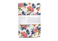 China Glossy Soft Cover Notebook / Planner Notebook With Beautiful Flowery Patterns for sale
