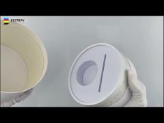 CMYK Foil Cylinder Packaging Tubes Pantone Flexo FSC For Perfume