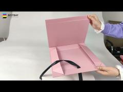 Custom Elegant Magnetic Folding Paper Gift Packaging Boxes / Small Gift Packaging Boxes