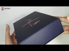 L'oro piegante dei contenitori di regalo del cartone di CCNB sventa 1200gsm per l'imballaggio della parrucca