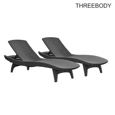 Cina Chaise longue comode della mobilia del patio, sedie di chaise longue all'aperto dello stagno della mobilia in vendita