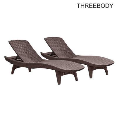Cina Chaise longue comode della mobilia del patio, sedie di chaise longue all'aperto dello stagno della mobilia in vendita
