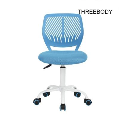 China Soft Modern Kids Furniture Adjustable Children ' S Movable Mesh Study Desk Chair  Blue for sale