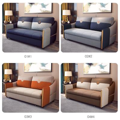 China En's Fun Nordic Fashion Simple Light Removable And Washable Fabric Living Room Luxury Sofa Bed Combination for sale
